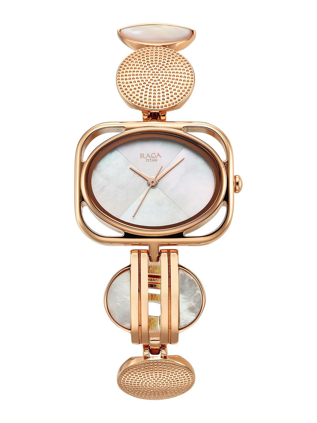 Buy Titan Raga Power Pearls Quartz Analog With White Mop Watch For ...
