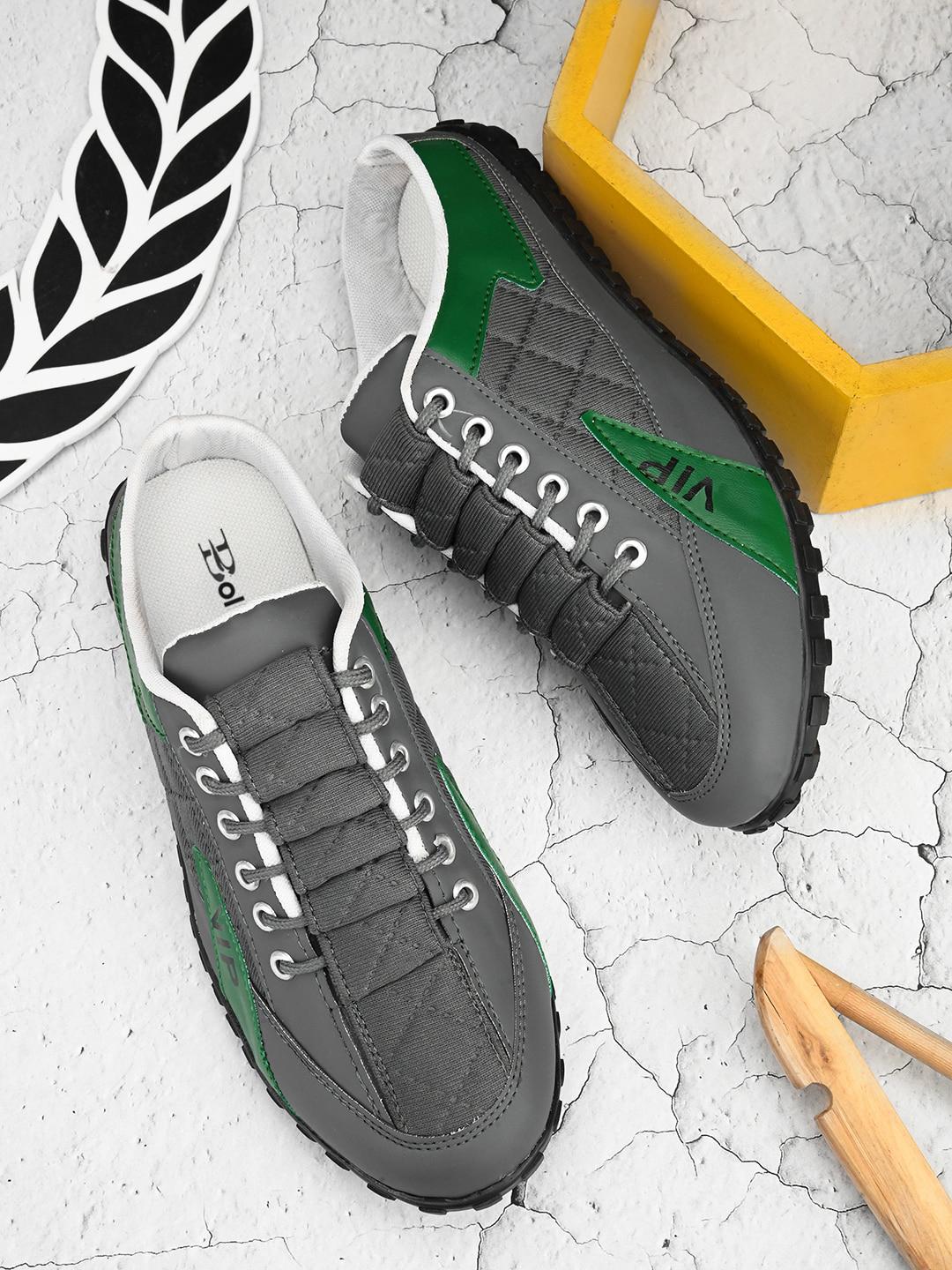 Buy Bollero Men Textured Lightweight Comfort Insole Mule Sneakers ...