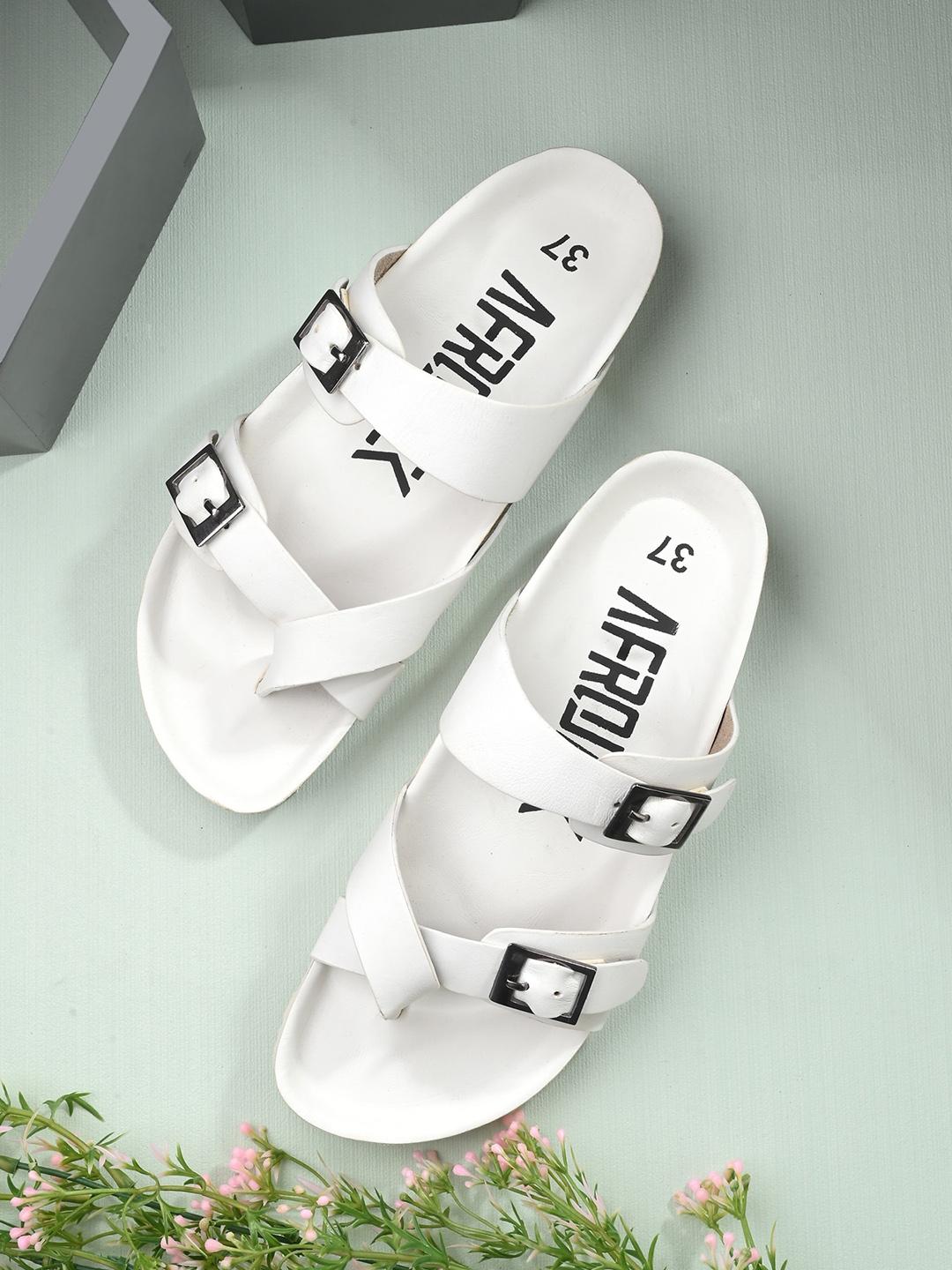 Buy AfroJack Men Leather One Toe Flats With Buckles - Flats for Women ...
