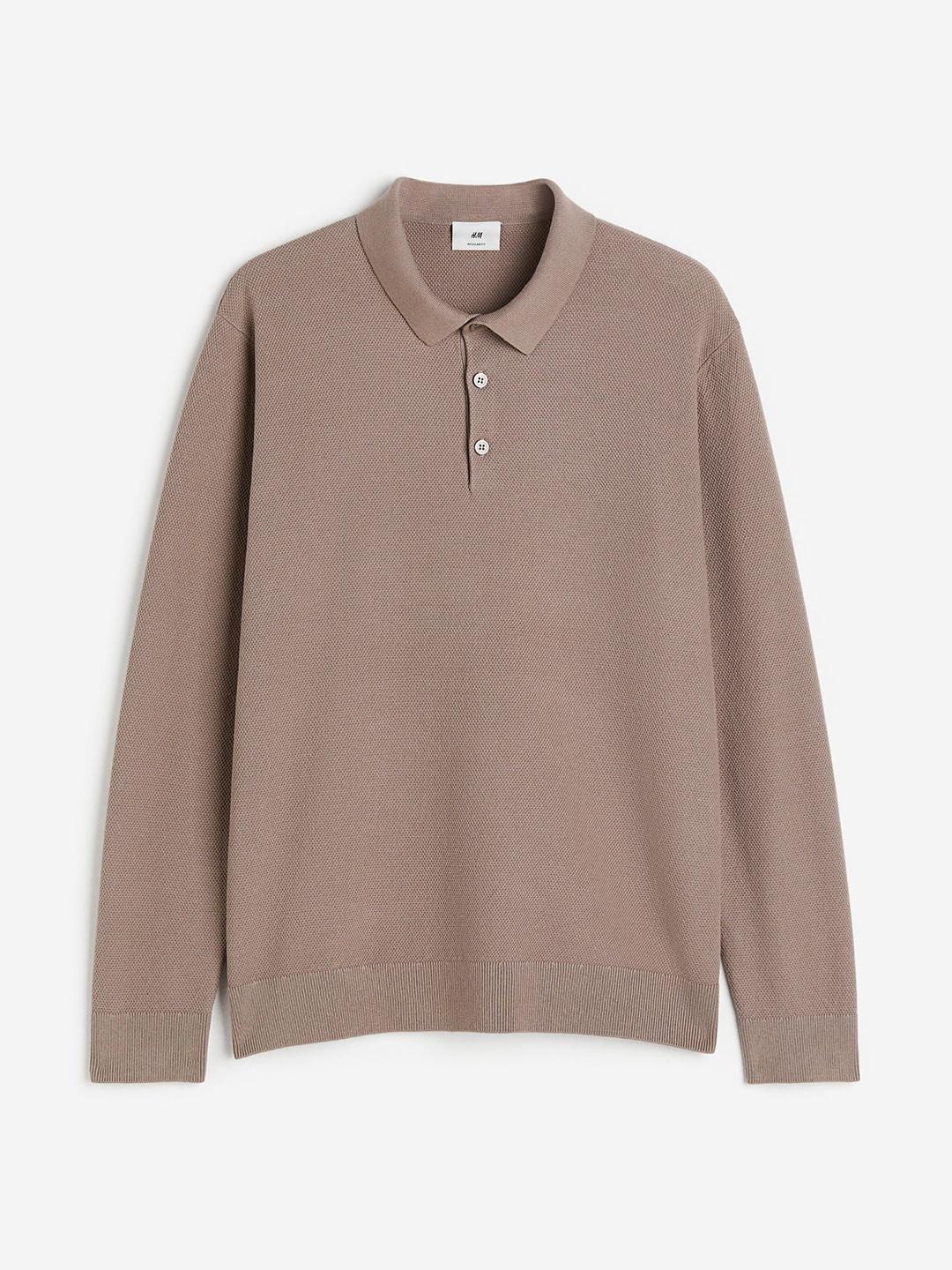 Buy H&M Men Pure Cotton Regular Fit Polo Shirt - Tshirts for Men ...