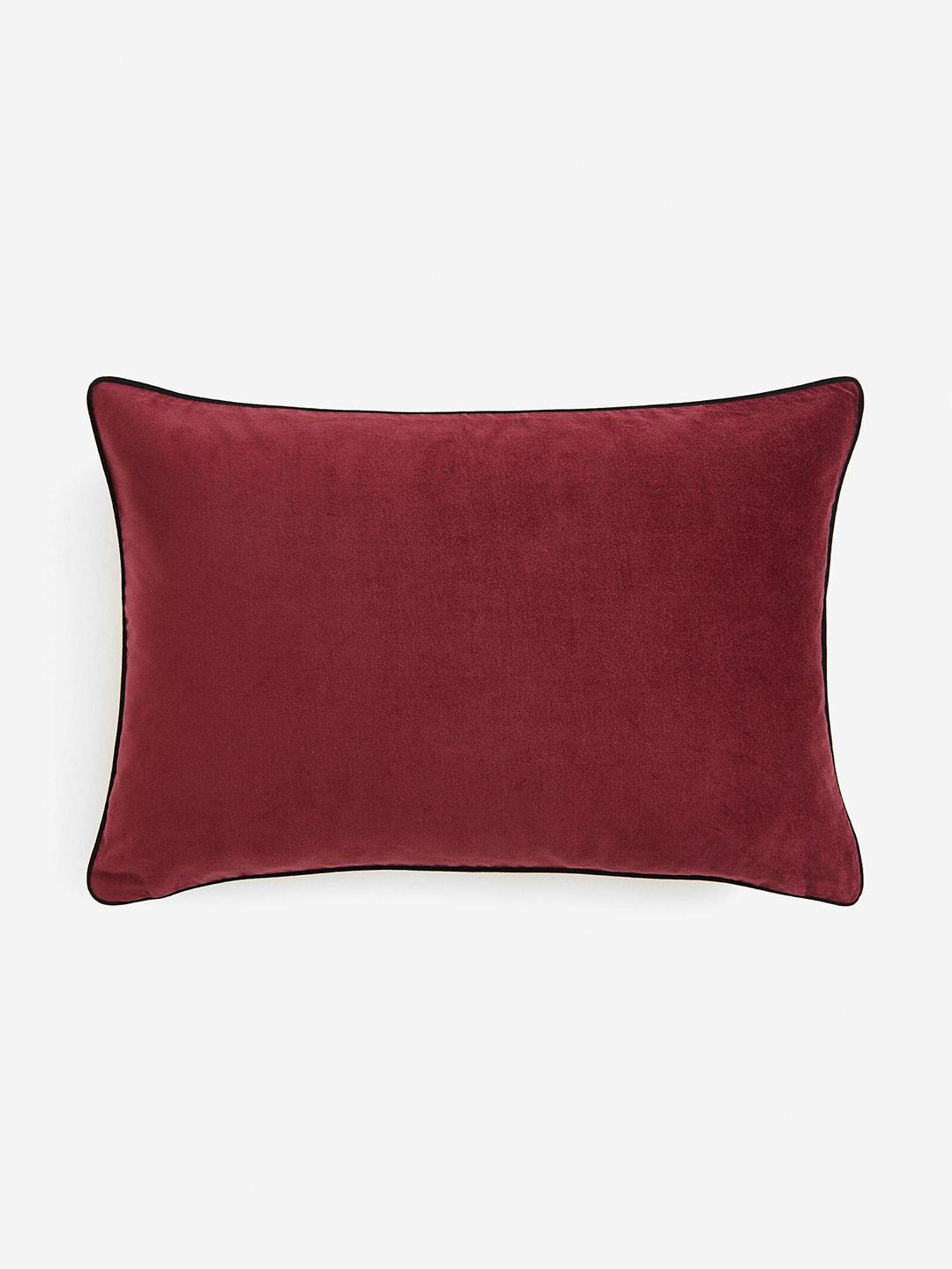 Buy H&M Red Velvet Cushion Cover - Cushion Covers for Unisex 25359950 ...