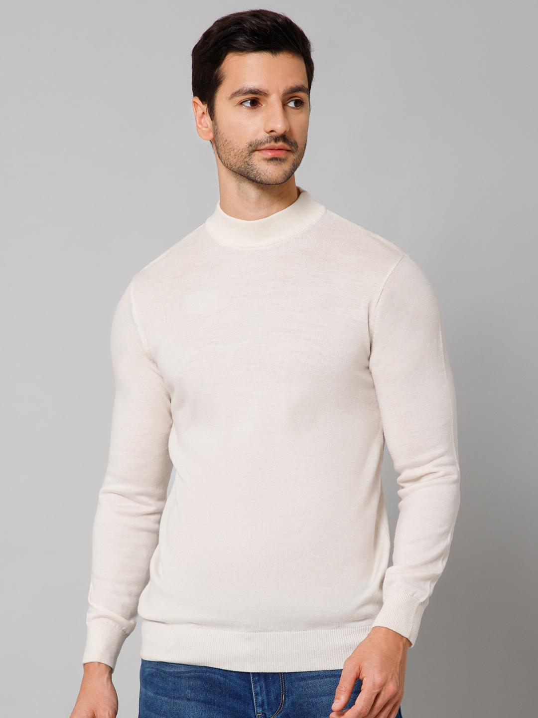 Buy Cantabil Men Off White Pullover - Sweaters for Men 25361650 | Myntra
