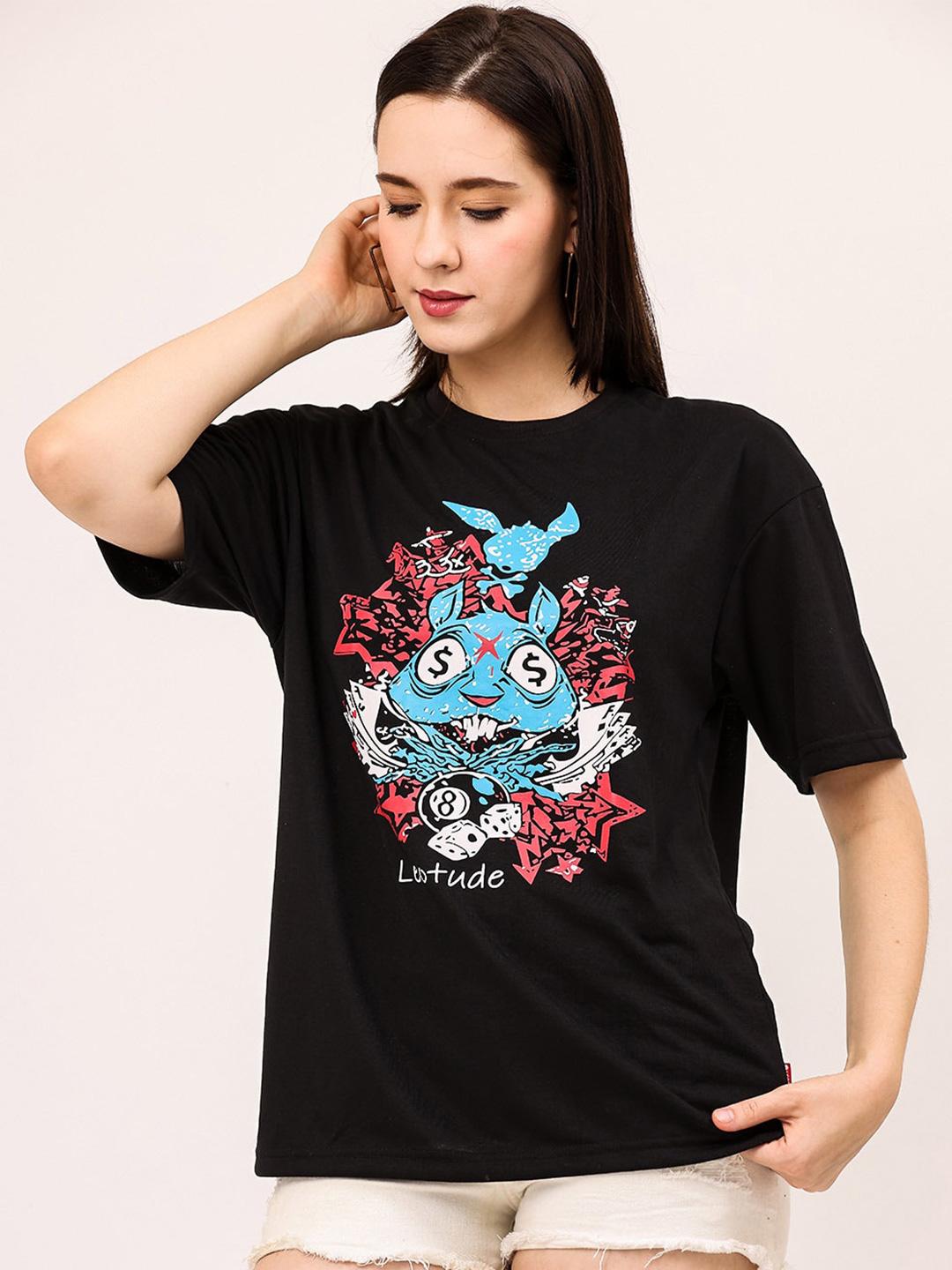 Buy Leotude Graphic Printed T Shirt - Tshirts for Women 25391074 | Myntra