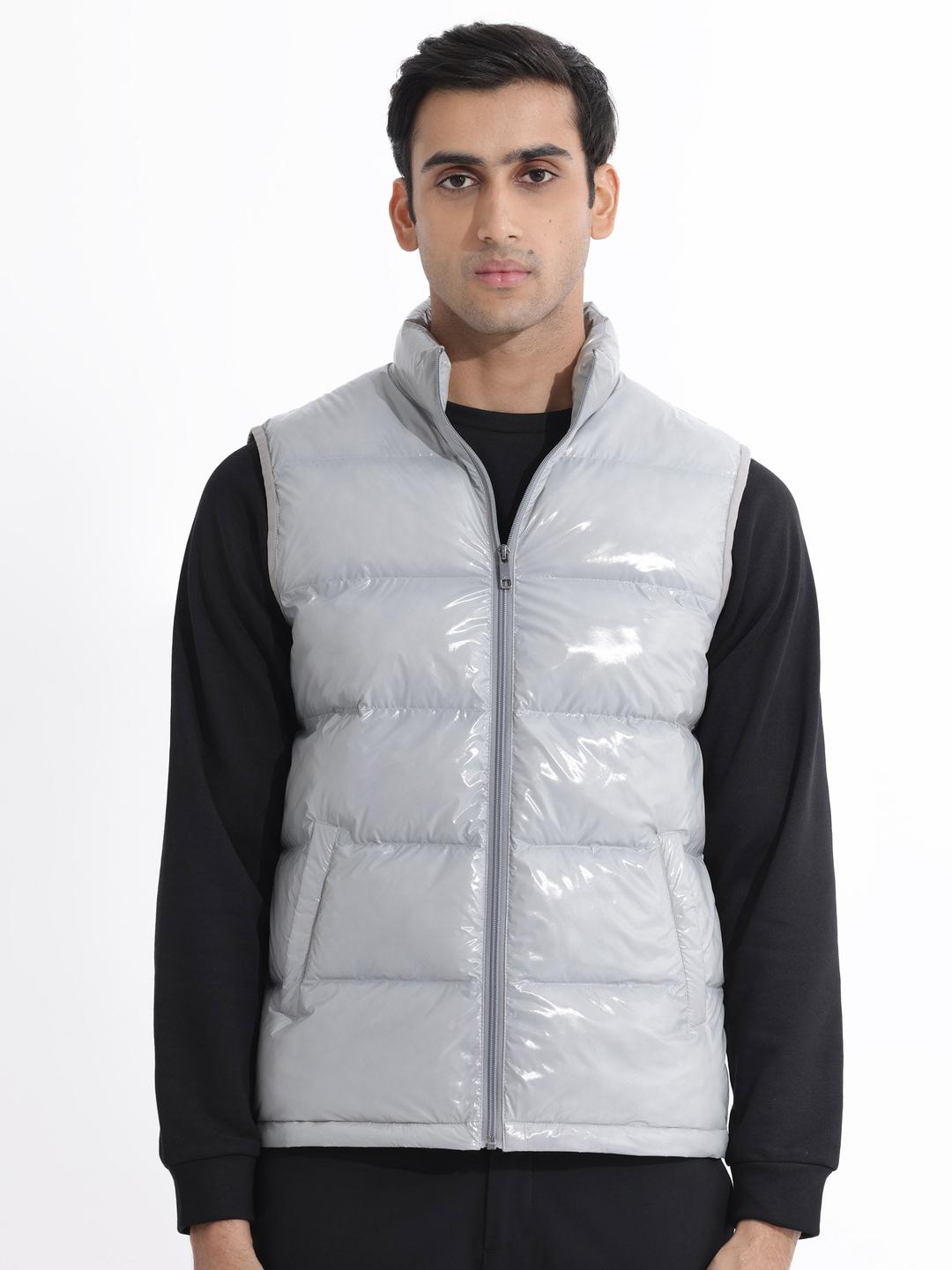 Buy RARE RABBIT Men Cover Puffer Mock Collar Padded Jacket - Jackets ...