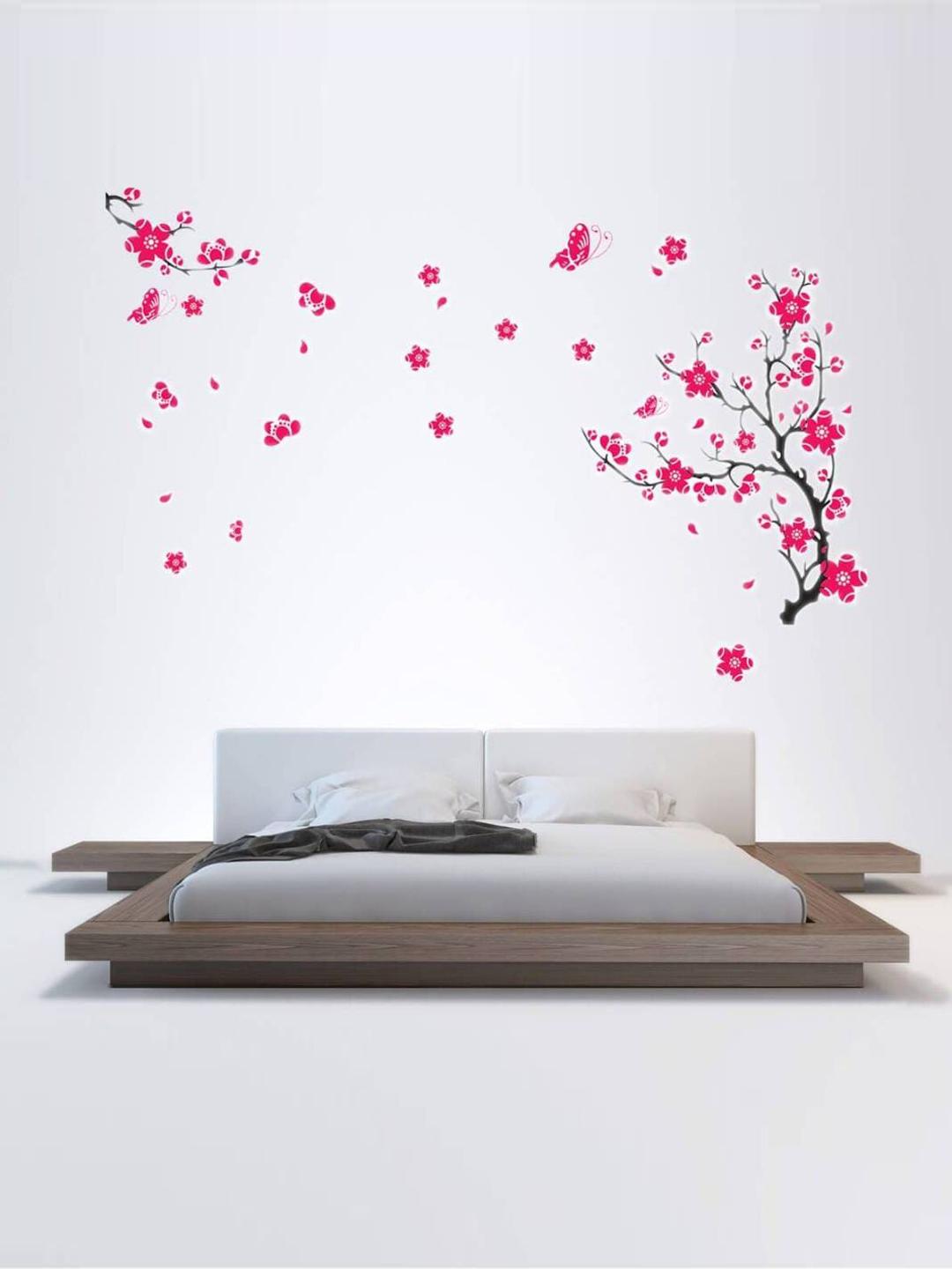 Buy Jaamso Royals Pink & Black Flamingo Photoframe Design Decorative ...