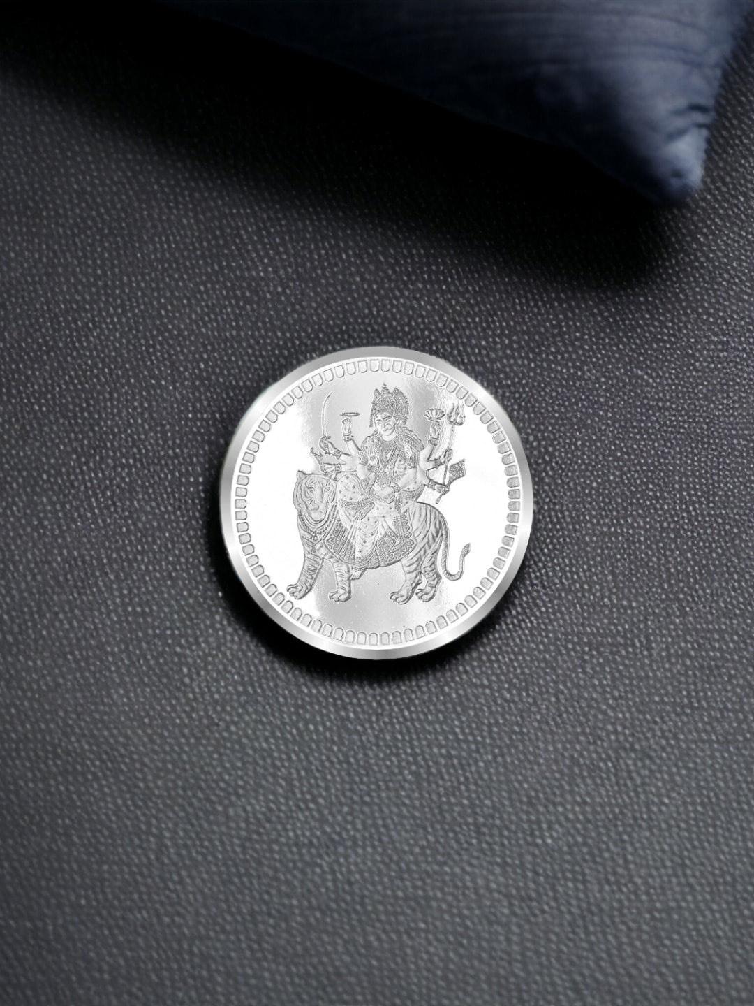 Buy Taraash Goddess Durga Mata 999 Silver Coin 10 Gm - Silver Coins for ...