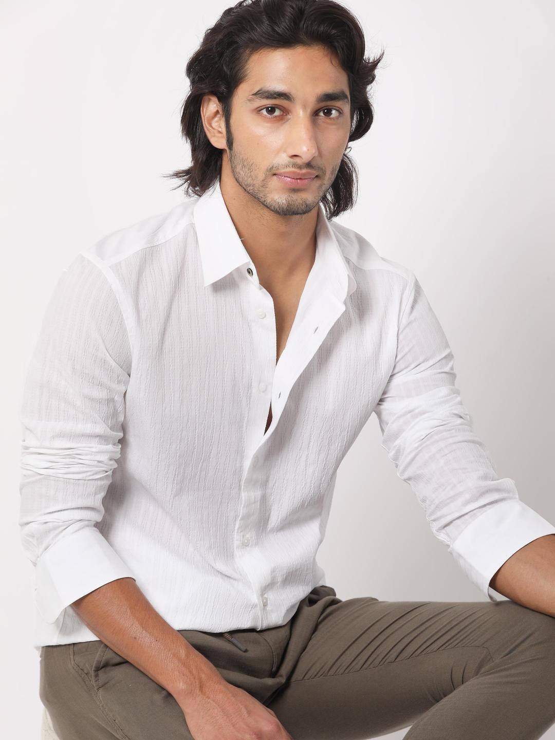 Buy RARE RABBIT Men Anemo Slim Fit Cotton Shirt - Shirts for Men ...