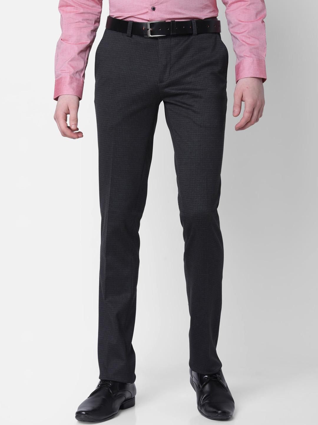 Buy J Hampstead Men Slim Fit Formal Cotton Trousers - Trousers for Men ...