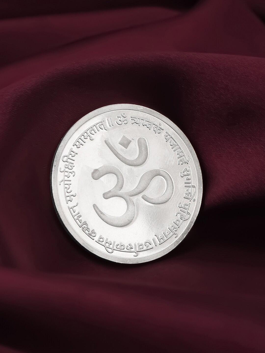 Buy GIVA Om Namah Shivay 999 Sterling Silver Coin 20gm - Silver Coins ...