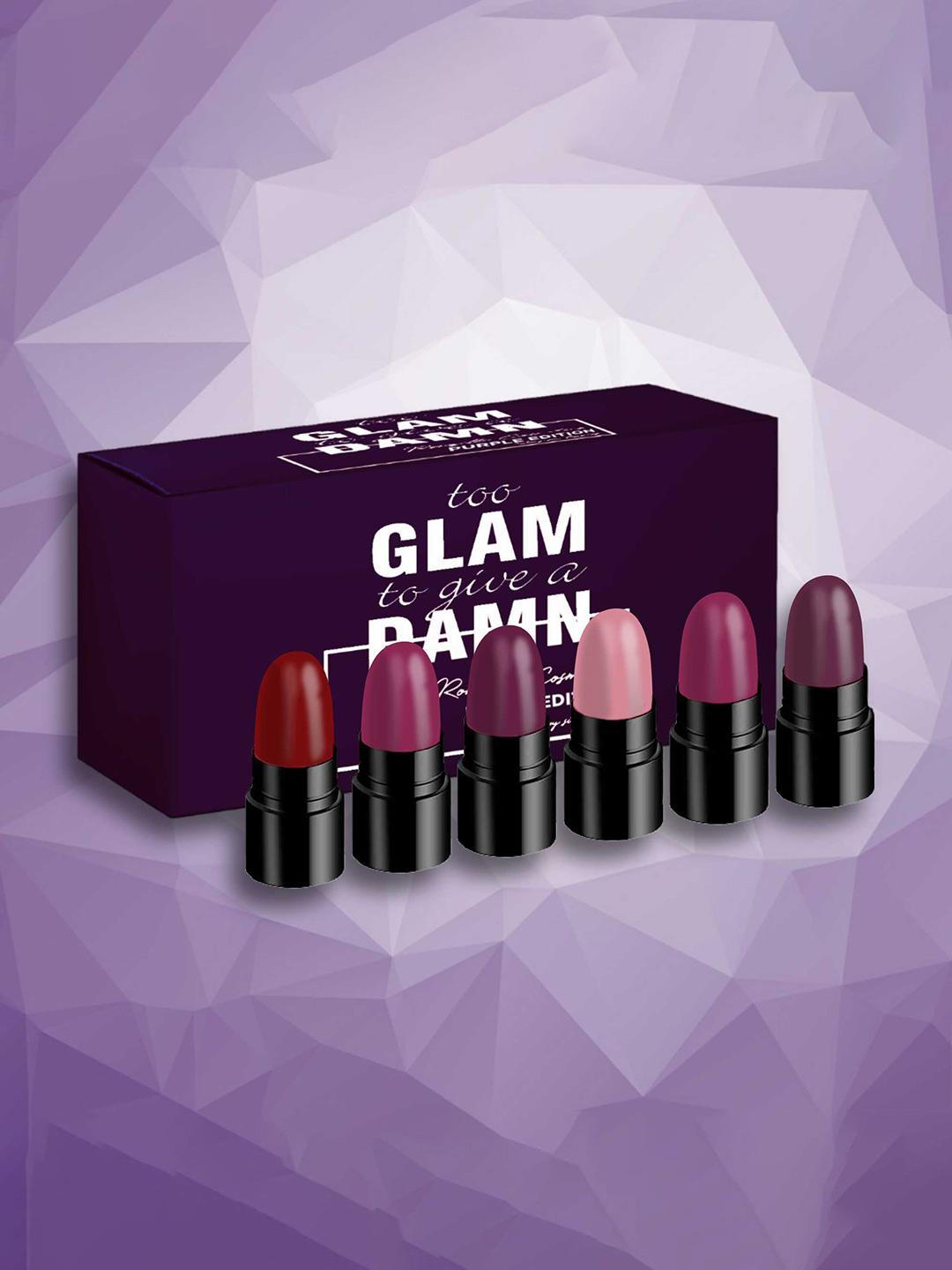 Buy Ronzille 6 Pcs Too Glam To Give A Damn Matte Bullet Lipsticks 1g ...