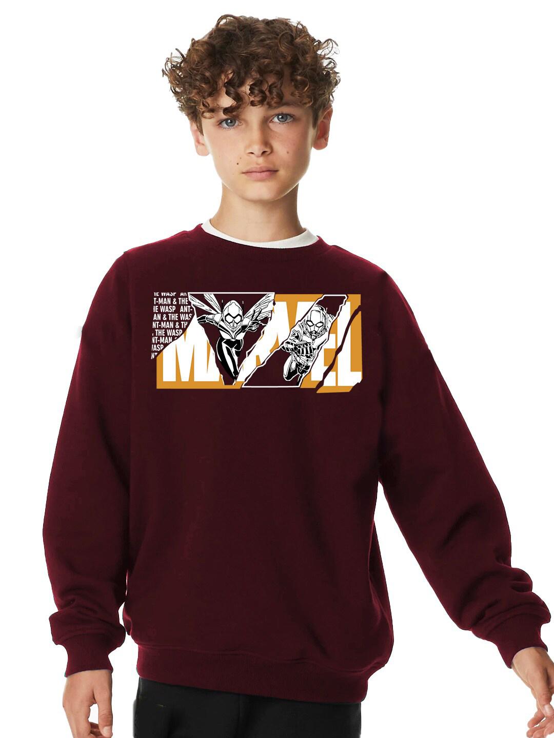 Buy KINSEY Boys Marvel Ant Man Printed Fleece Sweatshirt - Sweatshirts ...