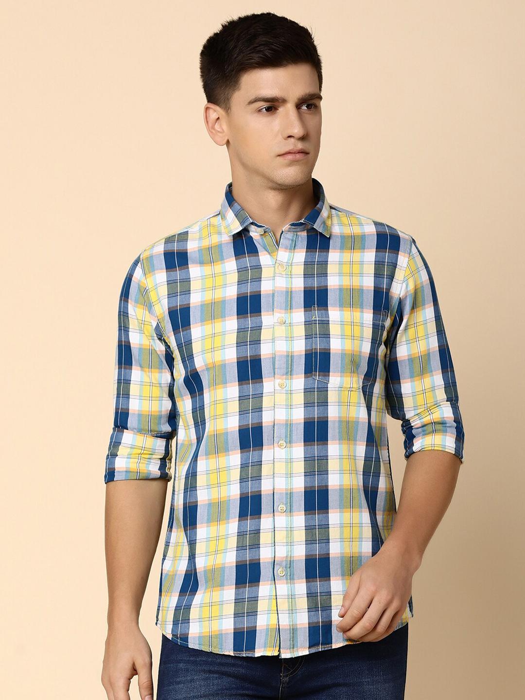 Buy V Mart Checked Twill Cotton Casual Shirt - Shirts for Men 25750634 ...
