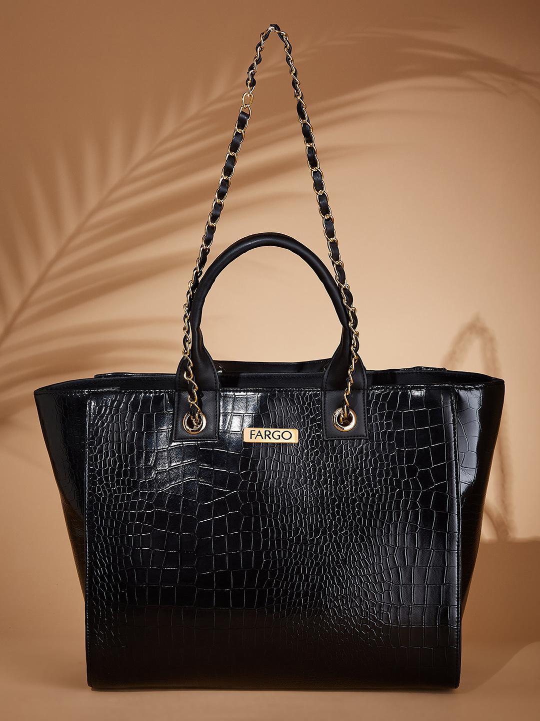 Buy FARGO Textured Structured Shoulder Bag - Handbags for Women ...