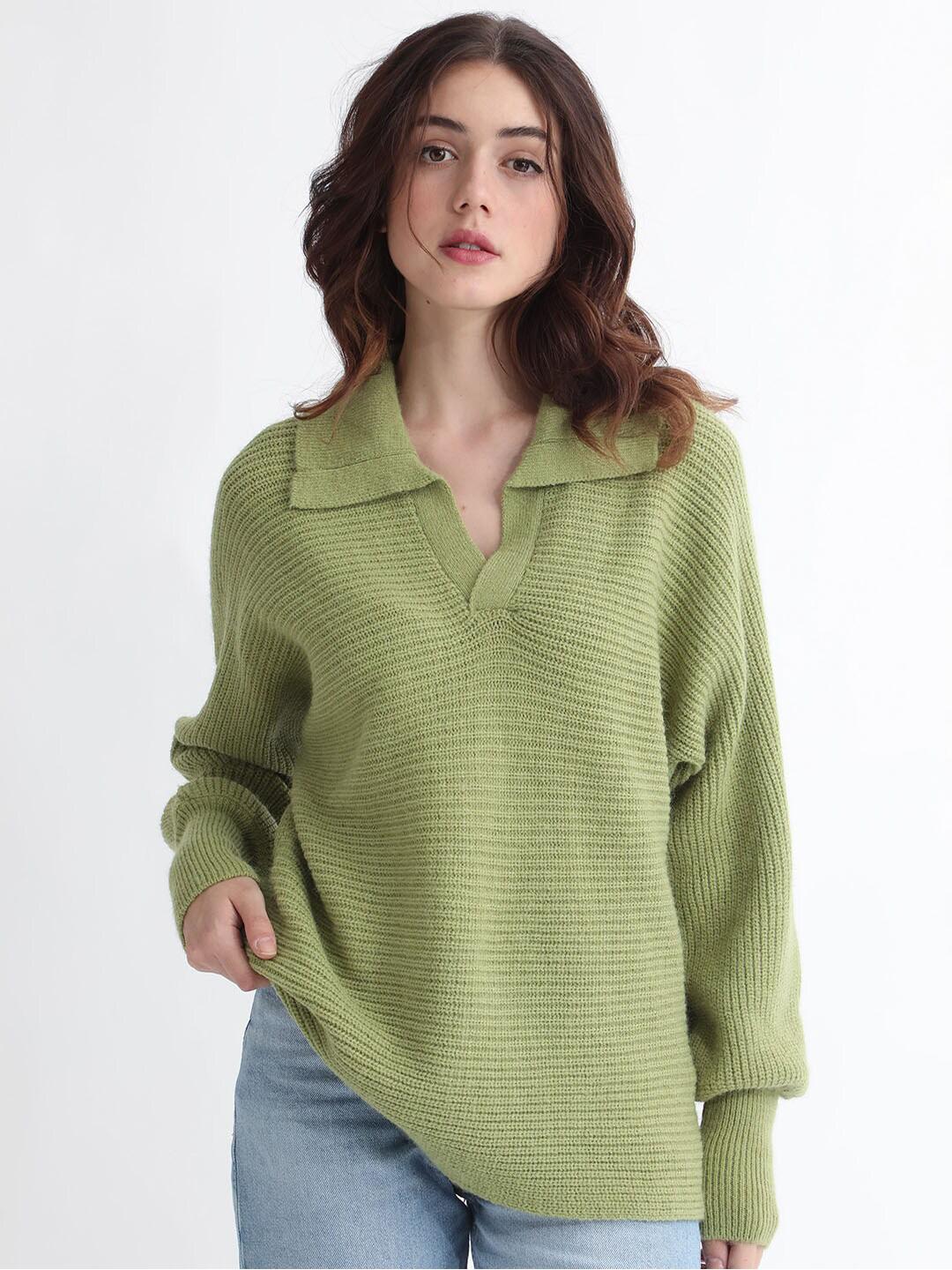 Buy RAREISM Ribbed Pullover - Sweaters for Women 25764800 | Myntra