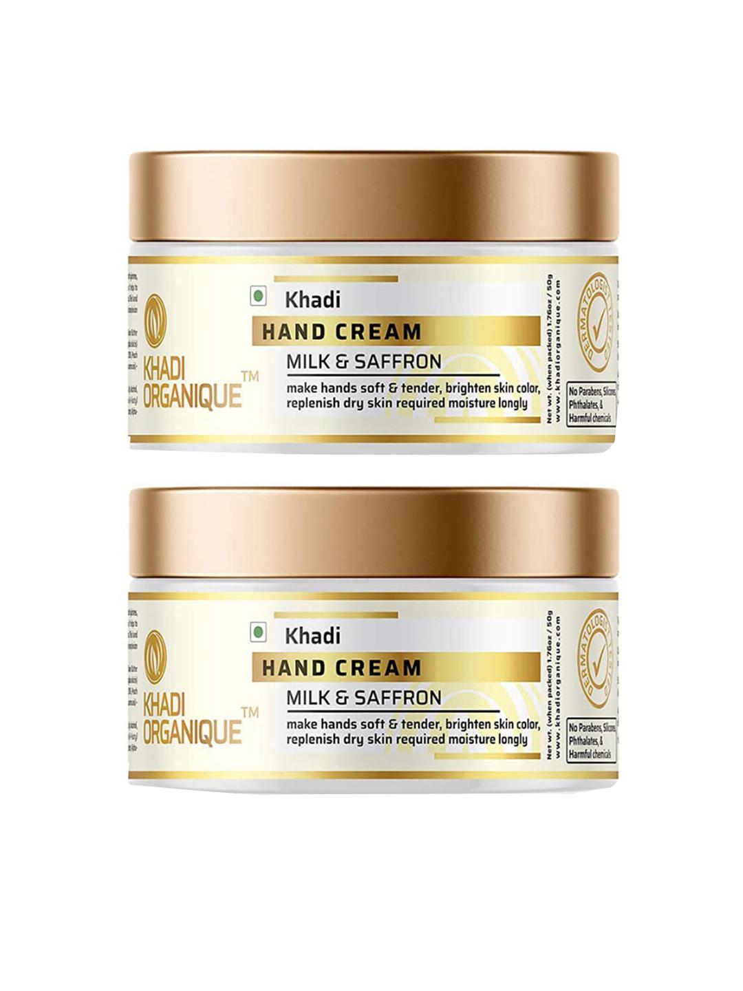 Buy Khadi Organique 2 Pcs Hand Cream For Dry & Rough Hands 50g Each ...