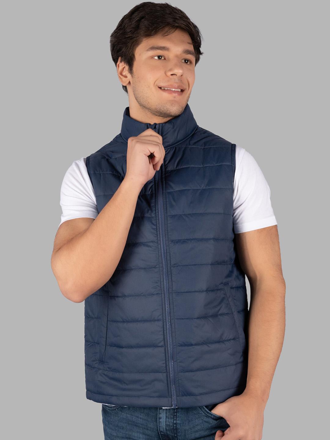 Buy TIM PARIS Mock Collar Windcheater Puffer Jacket - Jackets for Men ...