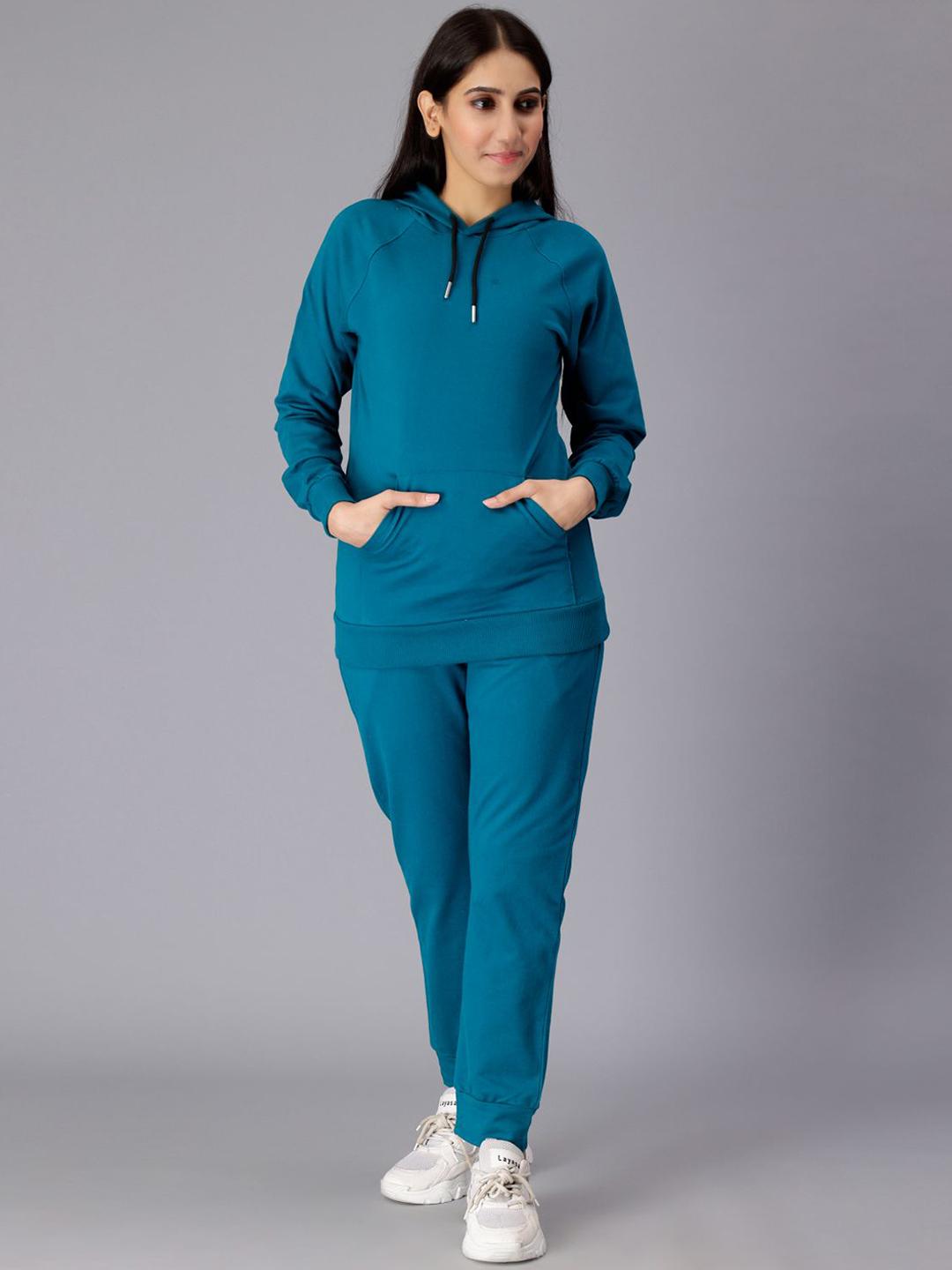 Buy SAAKAA Hooded Pure Cotton Tracksuit - Tracksuits for Women 25831052 ...