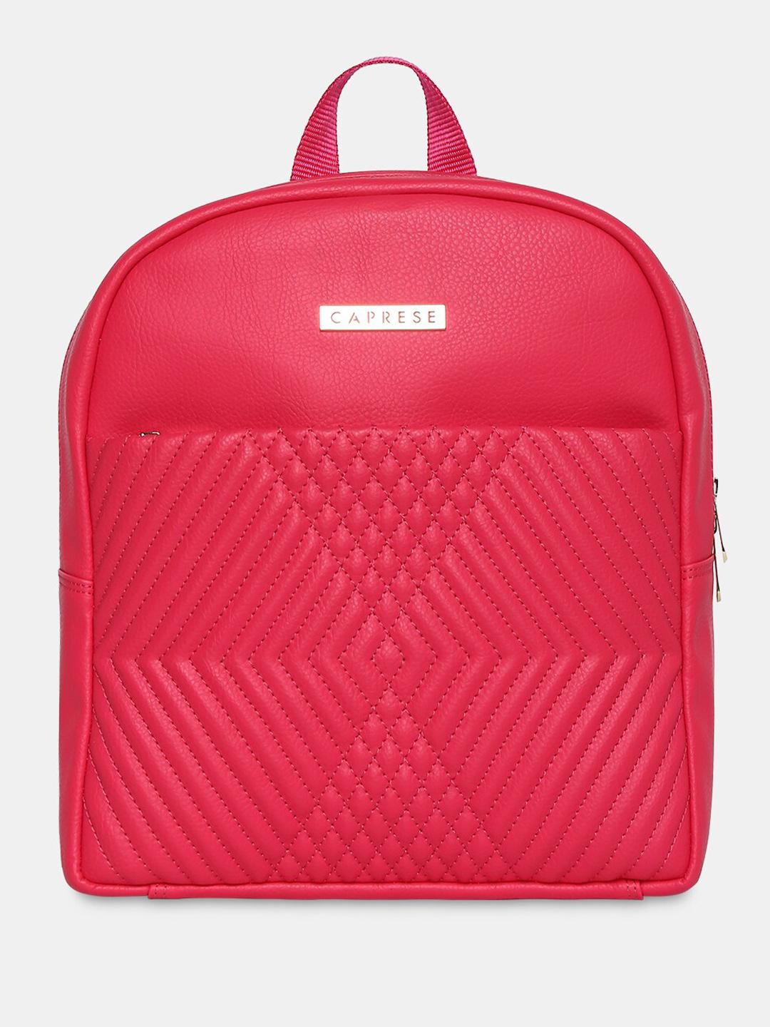 Buy Caprese Leo Women Fuchsia Medium Backpack - Backpacks for Women ...