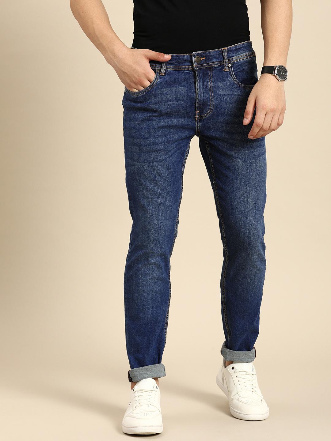 Buy Being Human Men Slim Fit Light Fade Stretchable Mid Rise Jeans ...