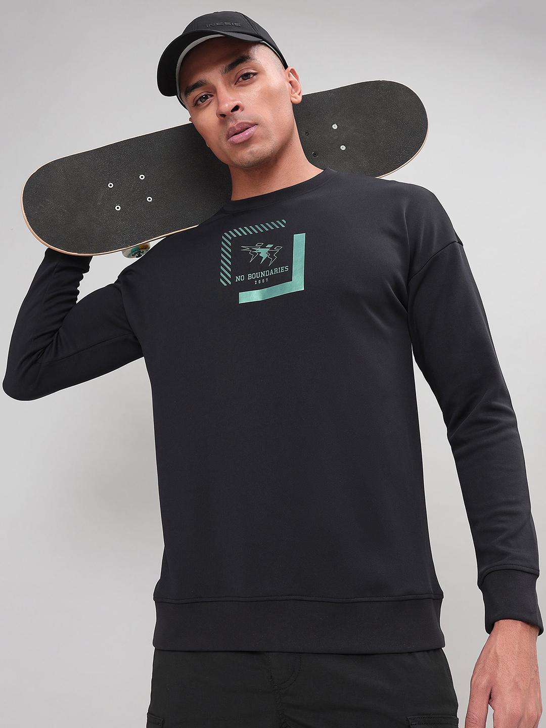 Buy Technosport Typography Printed Pullover - Sweatshirts for Men ...