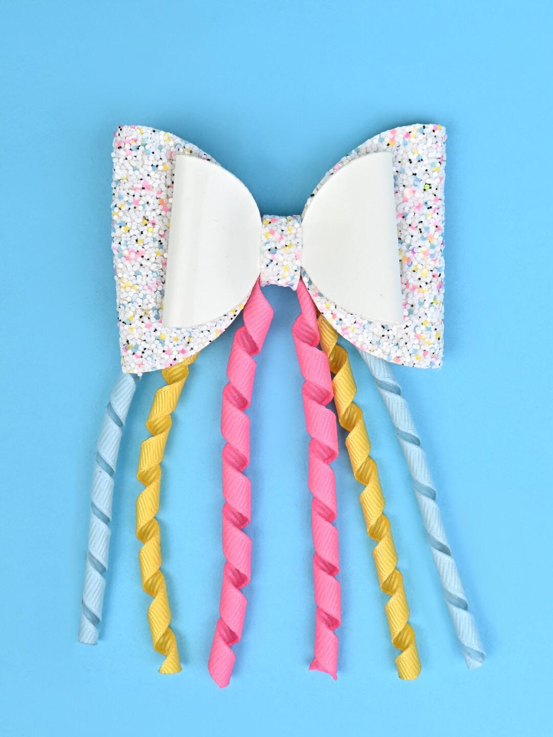 Buy Aye Candy Girls Embellished Twirly Bow Alligator Hair Clip - Hair ...