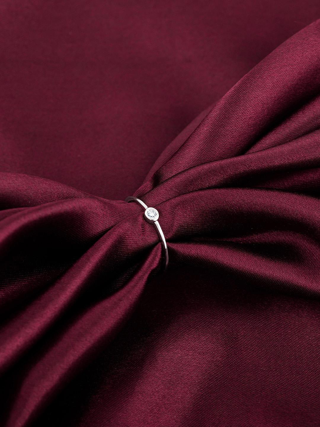 Buy GIVA 925 Sterling Silver Rhodium Plated Zircon Studded Queen Of ...