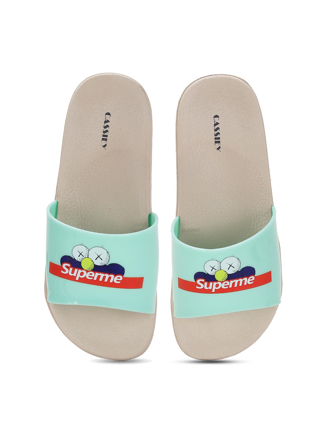 Buy CASSIEY Women Supreme Printed Rubber Sliders - Flip Flops for Women ...