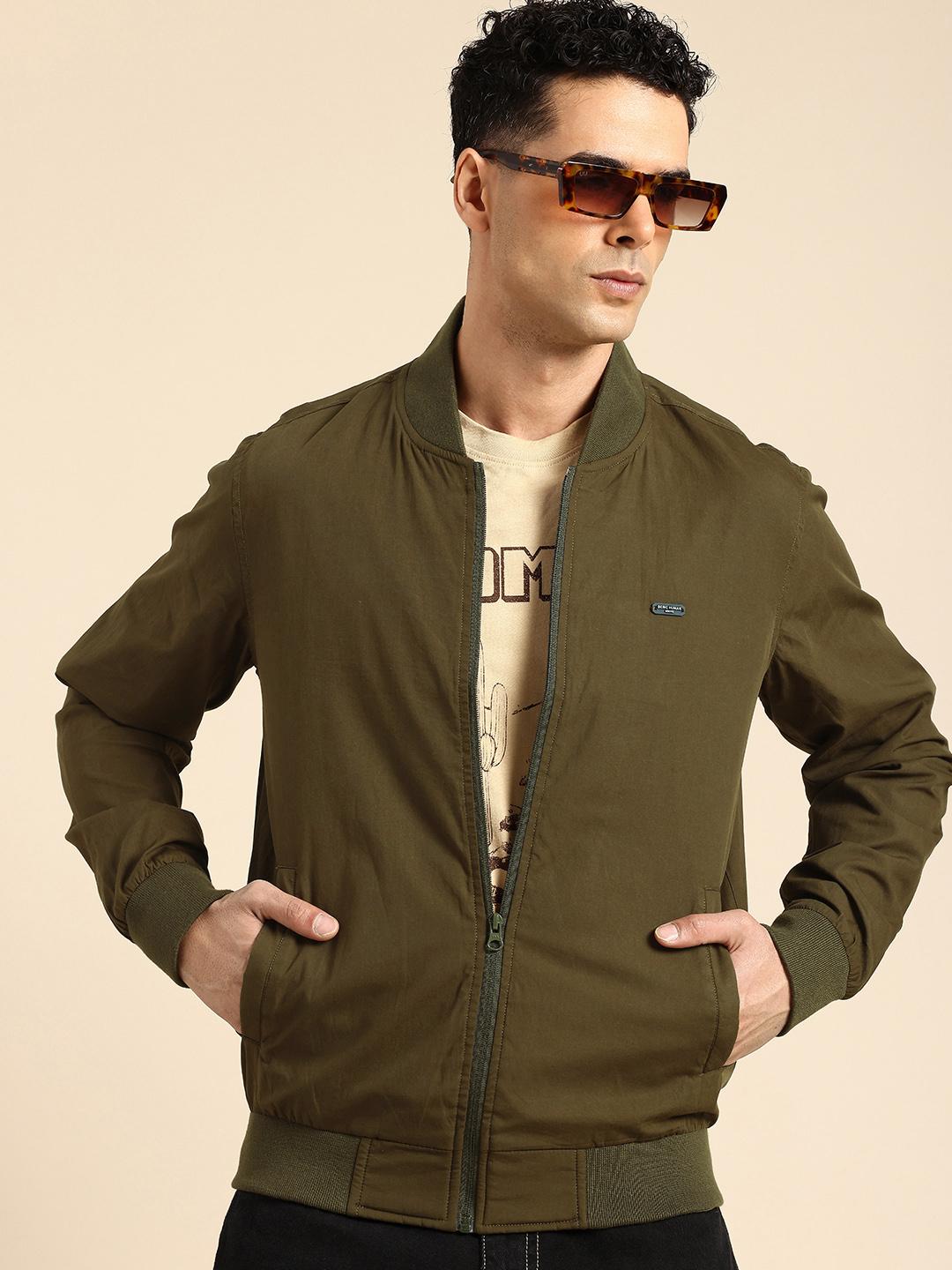 Buy Being Human Stand Collar Bomber Jacket - Jackets for Men 25982740 ...