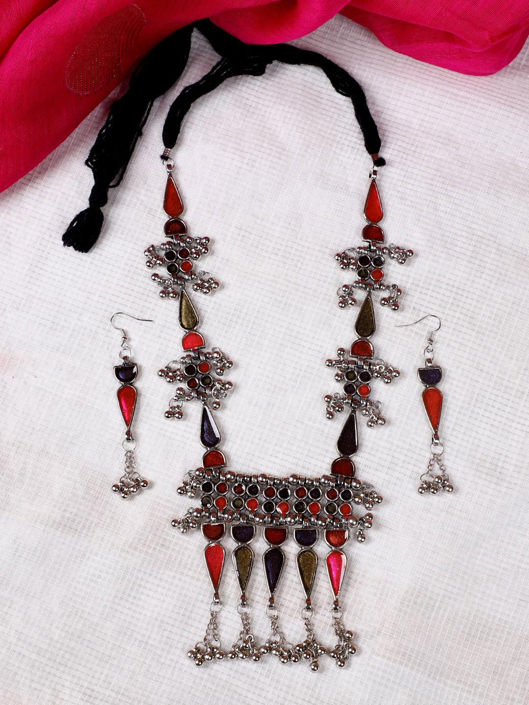 Buy FIROZA Beads Studded Jewellery Set - Jewellery Set for Women ...