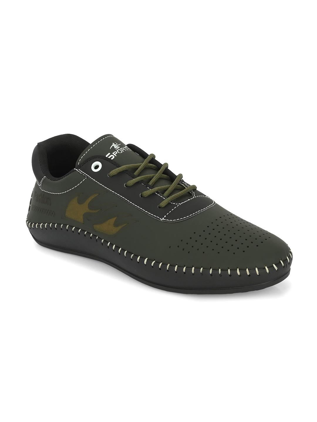 Buy Azzaro Black Men Perforated Lightweight Sneakers - Casual Shoes for ...