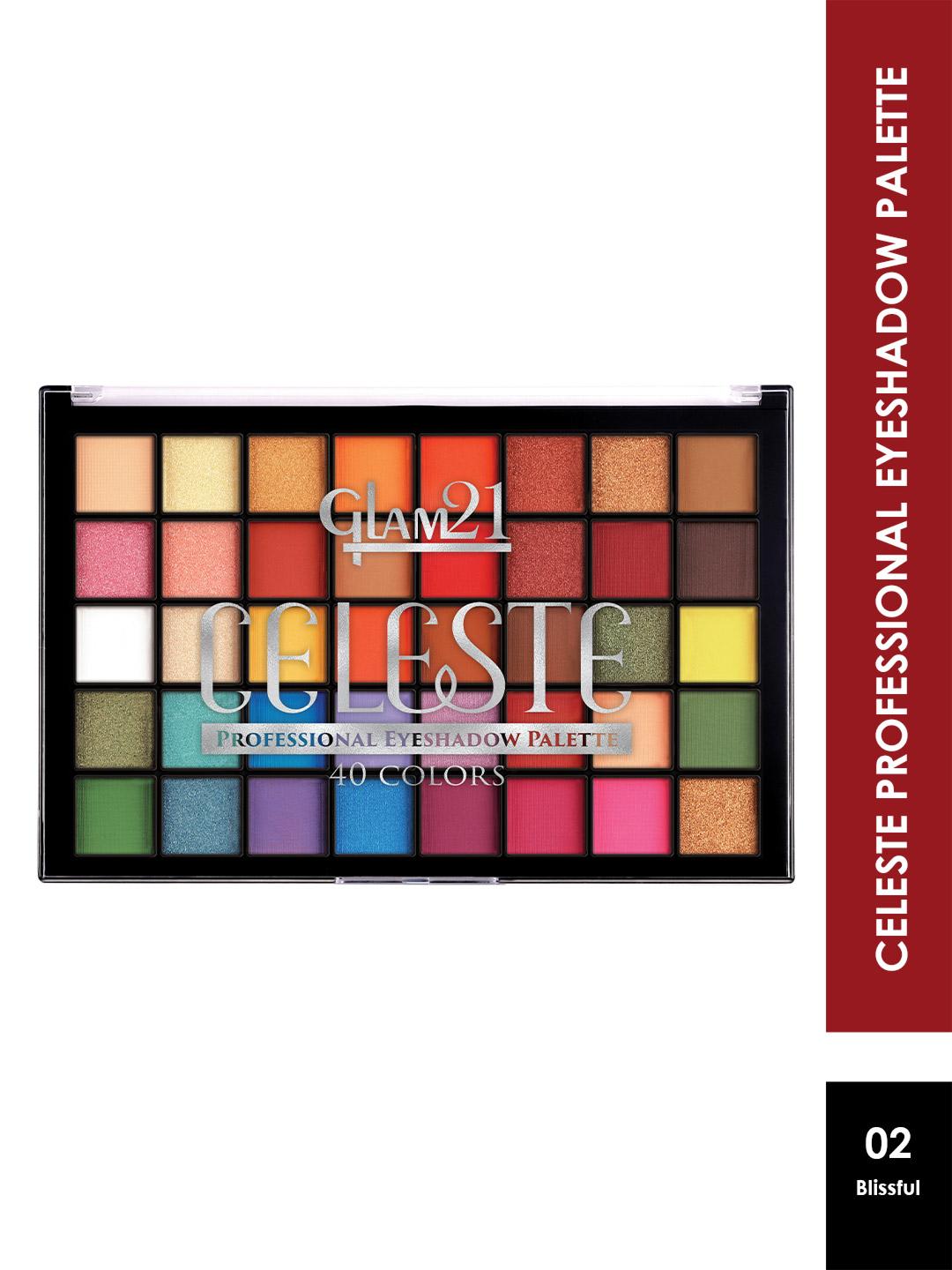 Buy GLAM21 Celeste Professional Eyeshadow Palette 50g 40 Shades ...