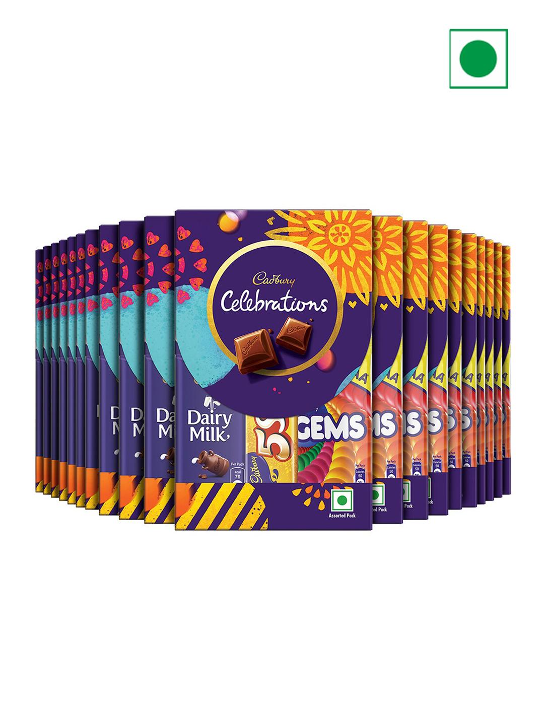 Buy Cadbury Set Of 20 Cadbury Celebrations Chocolate Gift Pack ...