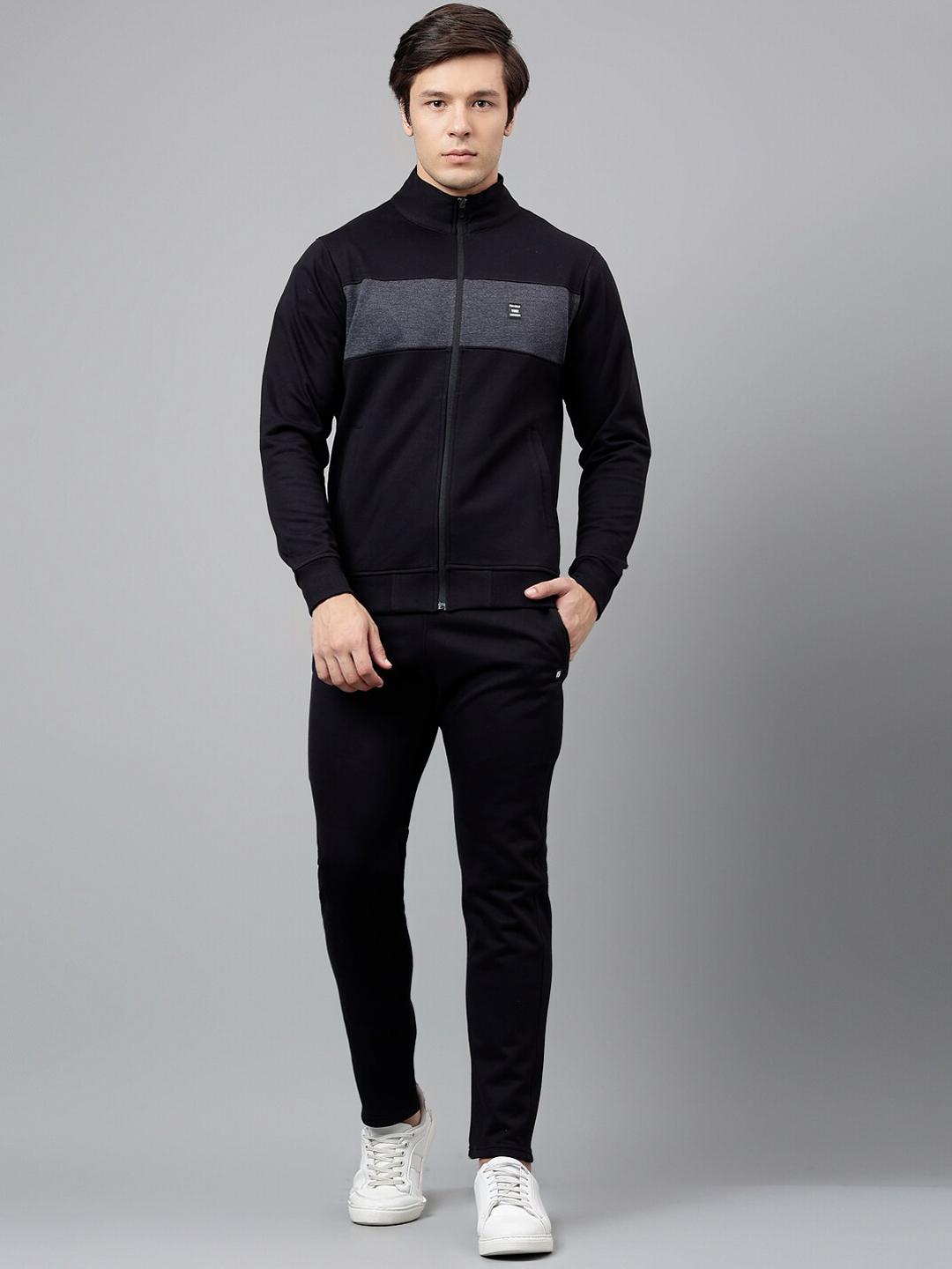 Buy FCK GOLD Mock Collar Relax Sports Tracksuit - Tracksuits for Men ...