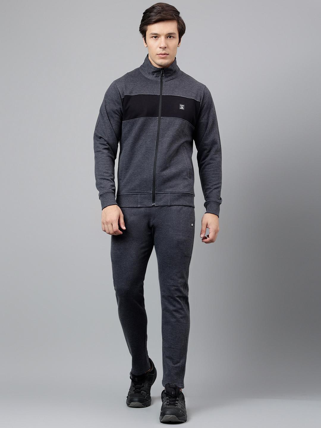 Buy FCK GOLD Relax Mock Collar Sports Tracksuit - Tracksuits for Men ...