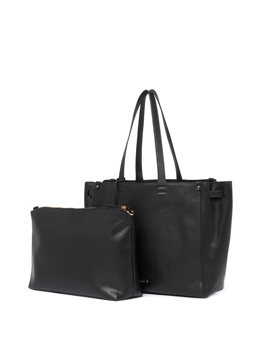 Buy Forever New Set Of 2 Textured Structured Oversized Shoulder Bag ...