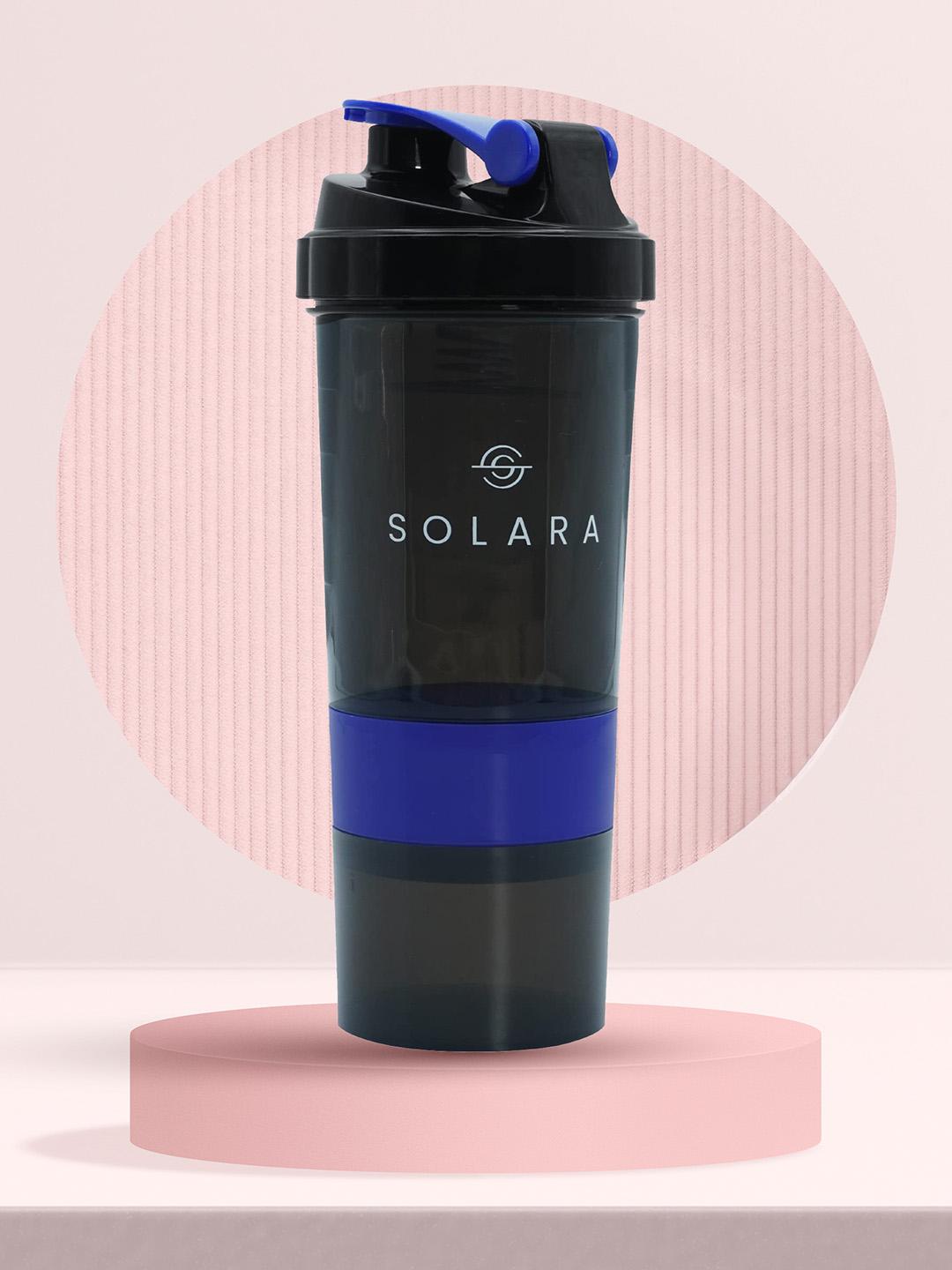 Buy Solara Blue Brand Logo Plastic Spill Proof Shaker 650ml - Water ...