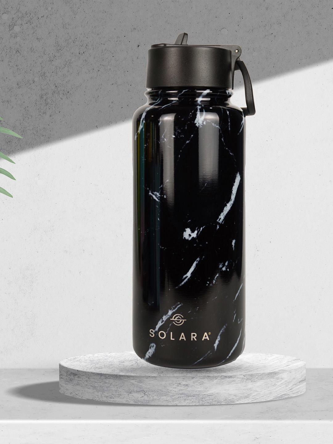 Buy Solara Black Brand Logo Stainless Steel Spill Proof Sipper 1L ...