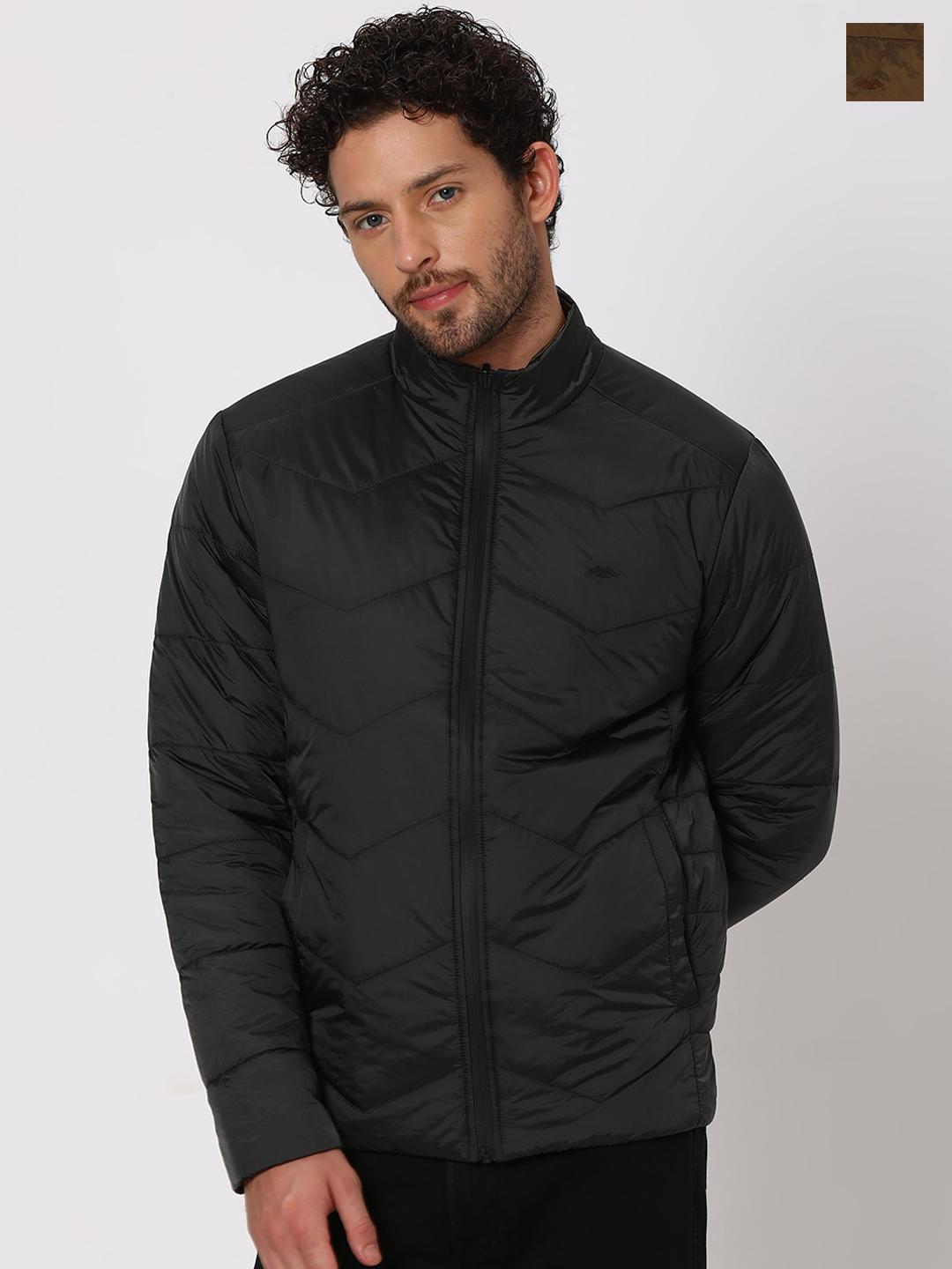 Buy Mufti Mock Collar Reversible Padded Jacket - Jackets for Men ...