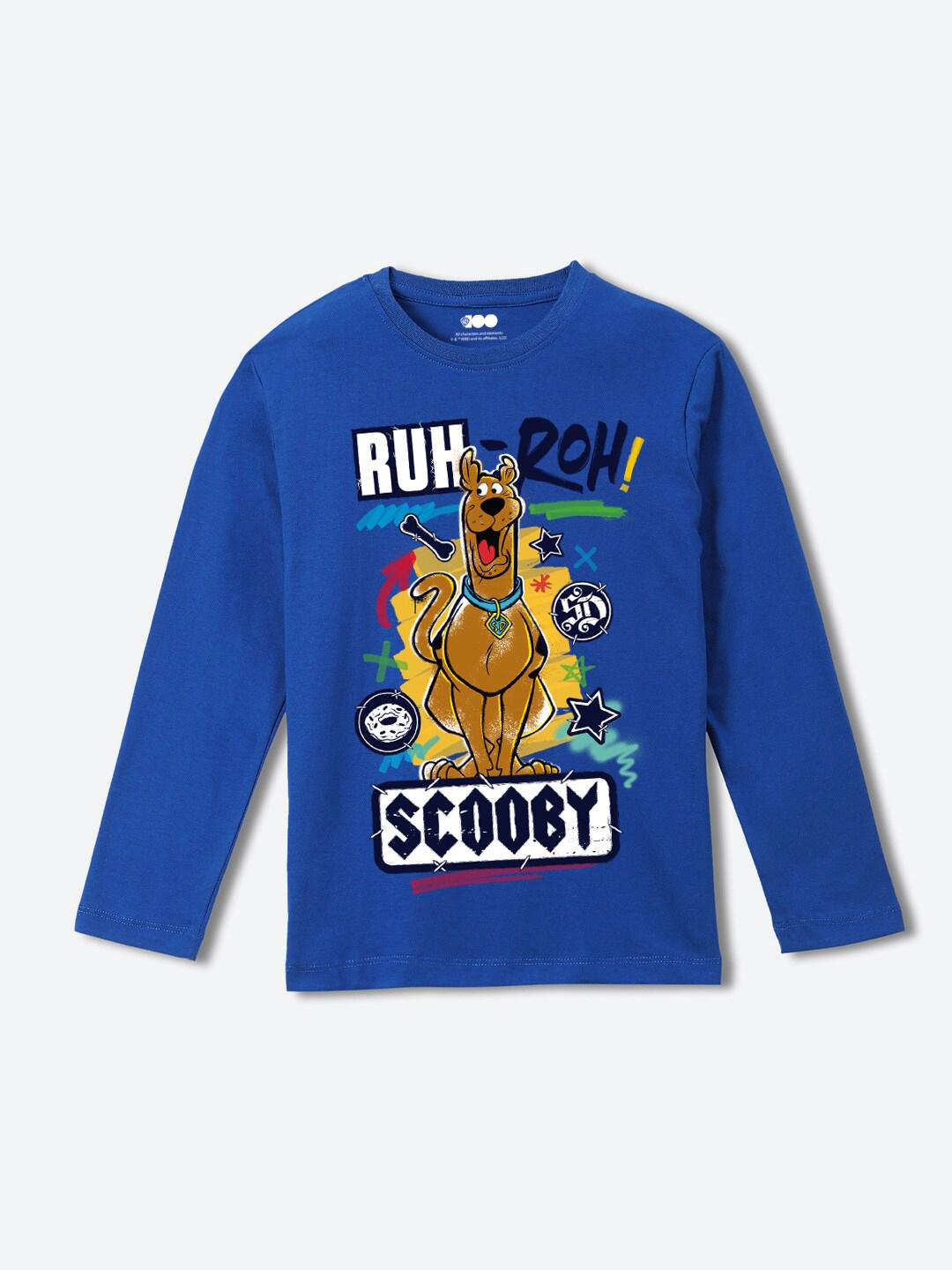 Buy YK Warner Bros Boys Scooby Printed Pure Cotton T Shirt - Tshirts ...