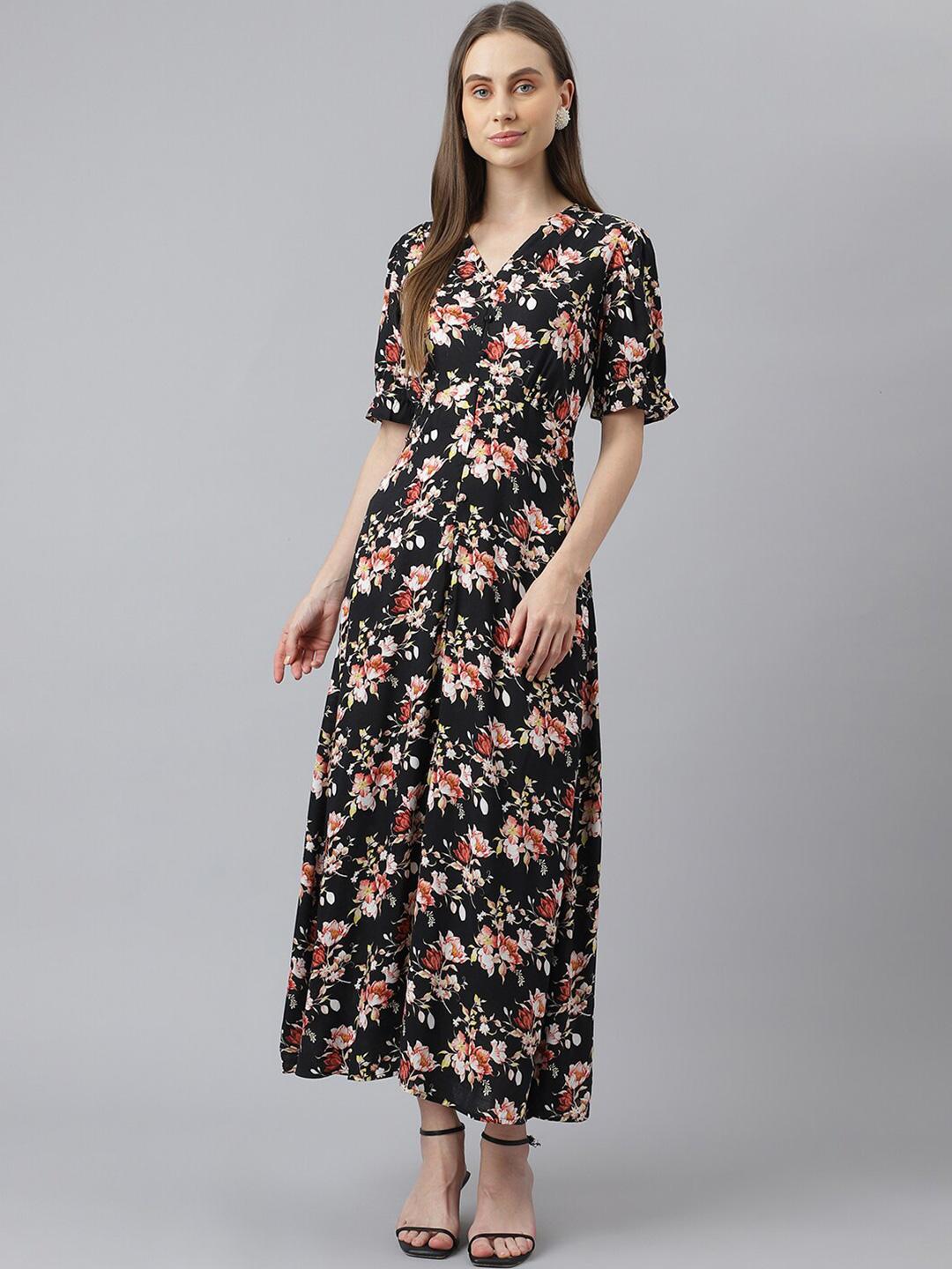 Buy Latin Quarters Floral Printed Maxi Dress - Dresses for Women ...