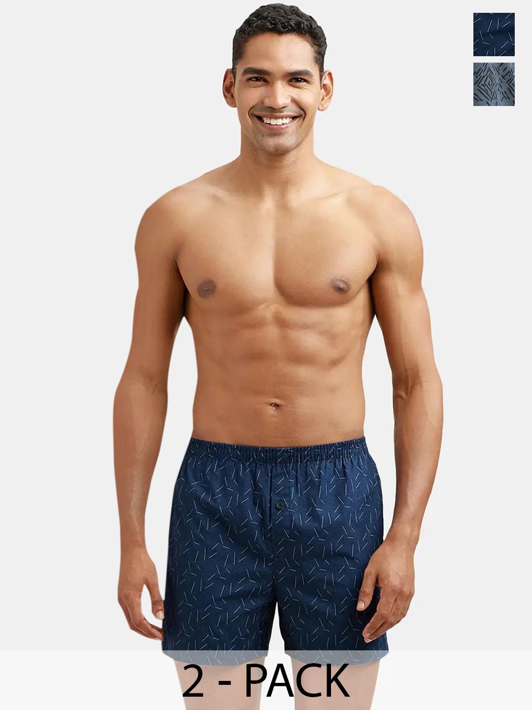 Buy Jockey Men Pack Of 2 Super Combed Mercerized Cotton Checkered Inner ...