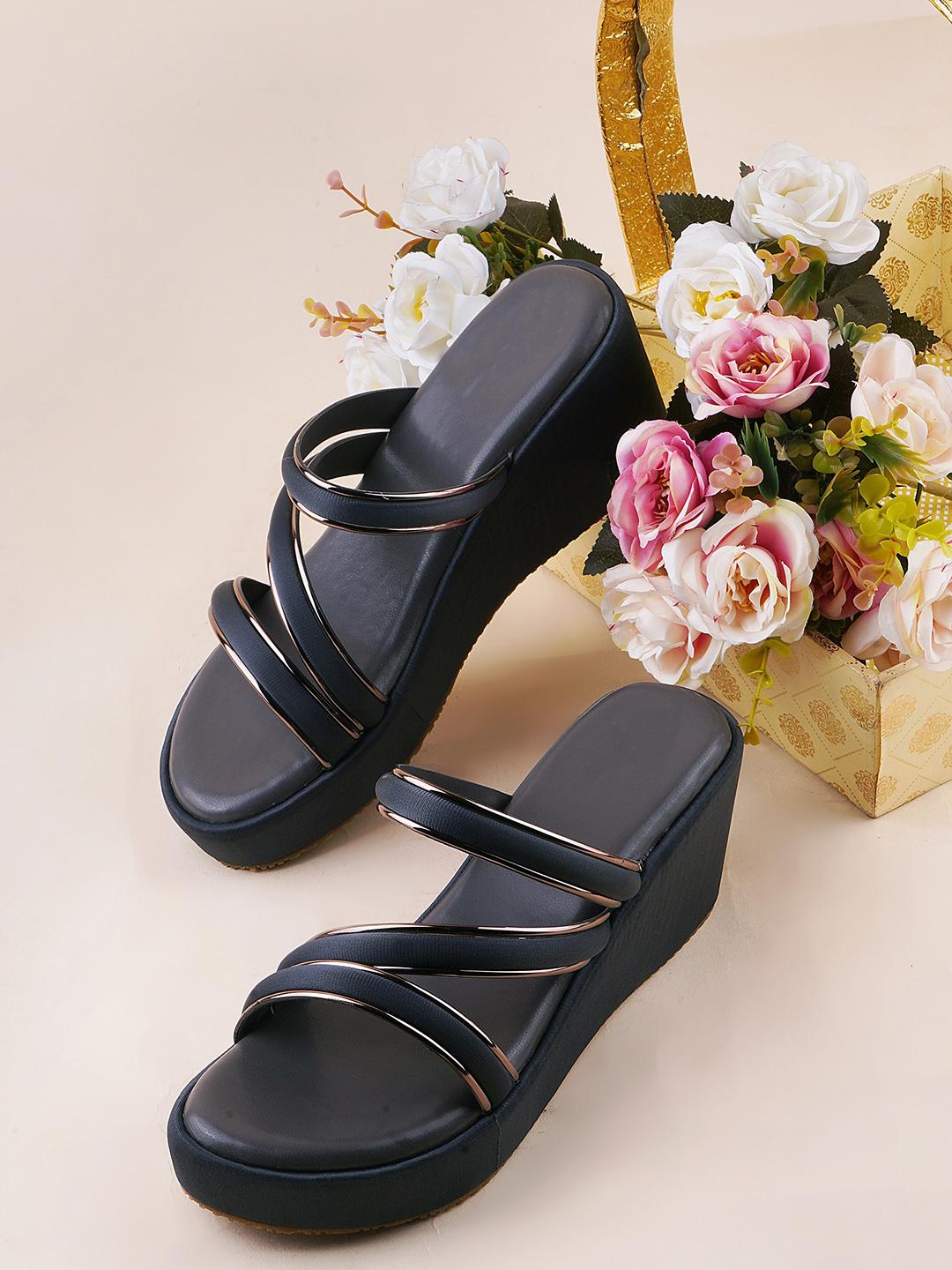 Buy Try Me Open Toe Party Wedges - Heels for Women 26240054 | Myntra