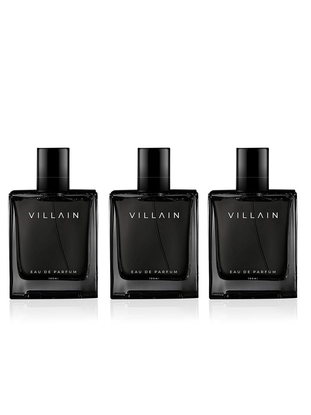 Buy VILLAIN Men Set Of 3 Long Lasting Classic Eau De Parfum 100ml Each ...