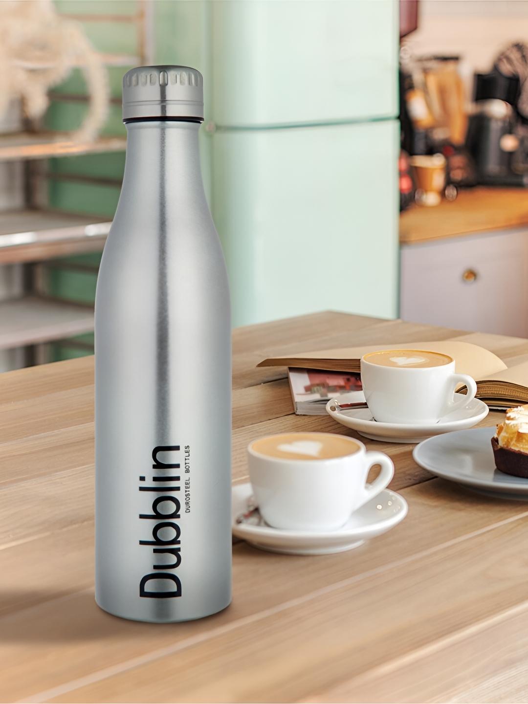Buy Dubblin Vintage Black Brand Logo Stainless Steel Double Wall Vacuum ...
