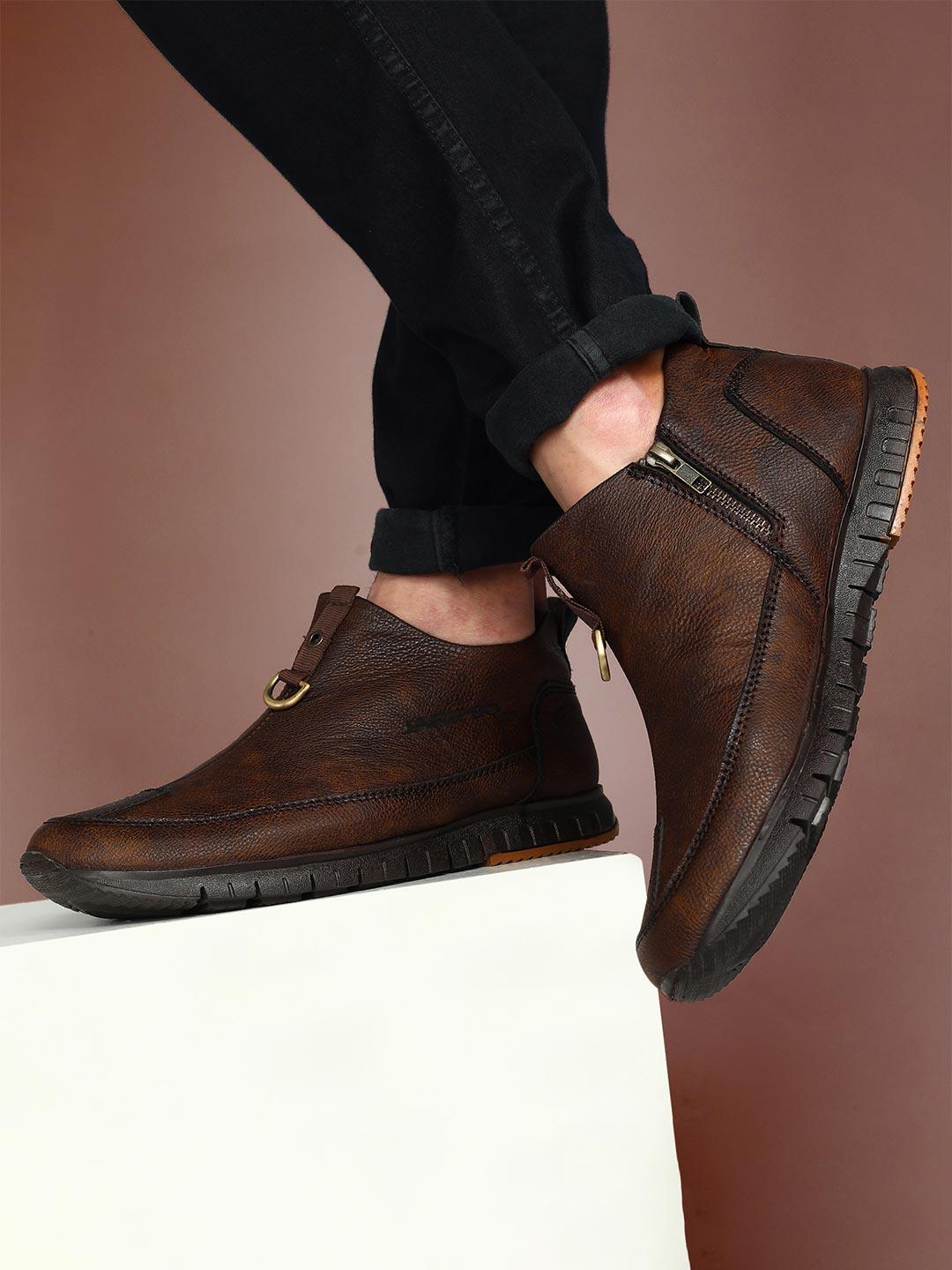 Buy Buckaroo Men Jaripeo HULBART Textured Slip On Sneakers - Casual ...