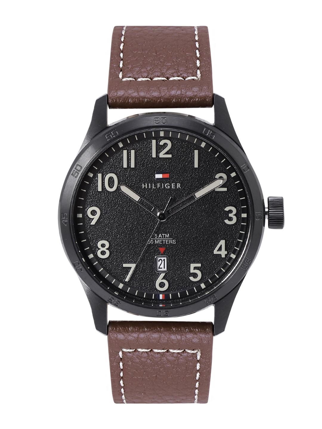 Buy Tommy Hilfiger Men Leather Analogue Watch TH1710560 - Watches for ...