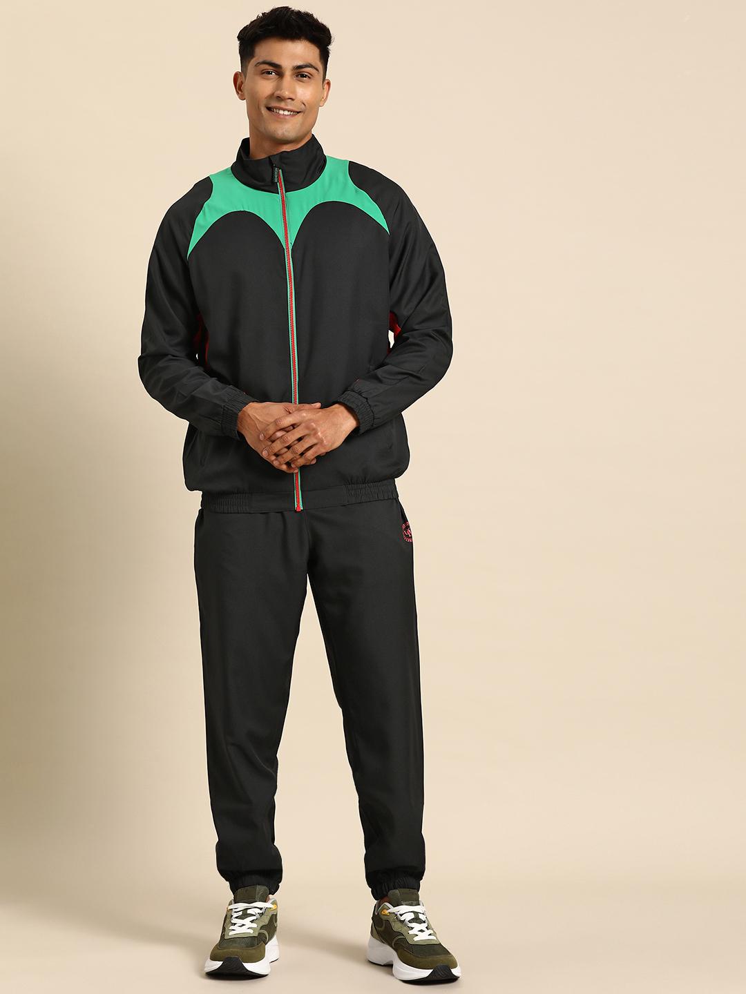 Buy United Colors Of Benetton Chevron Styling Mock Neck Tracksuit ...