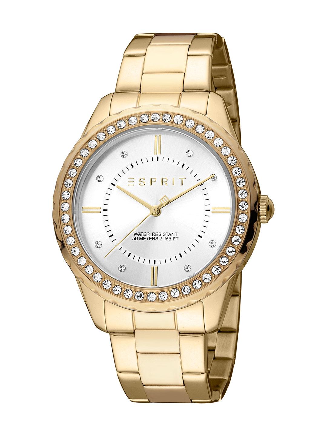 Buy ESPRIT Women Embellished Dial & Stainless Steel Straps Analogue ...