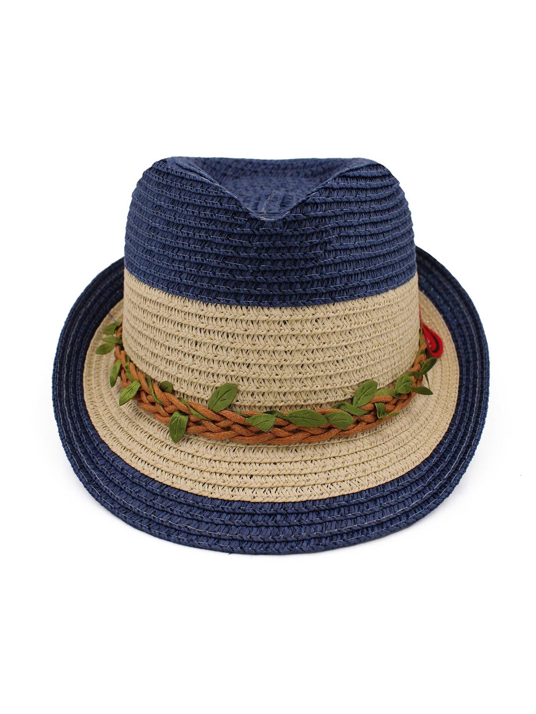 Buy JENNA Kids Colourblocked Threaded & Applique Trilby Hat - Hat for ...