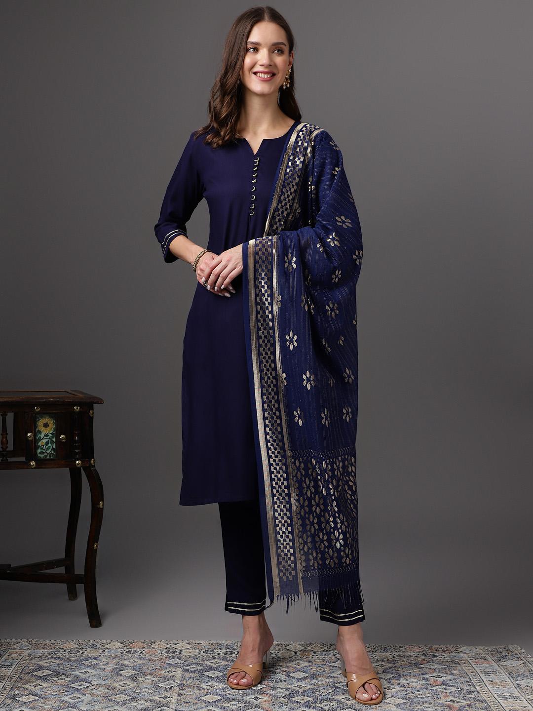 Buy Anouk Kurta Set With Printed Dupatta - Kurta Sets for Women ...
